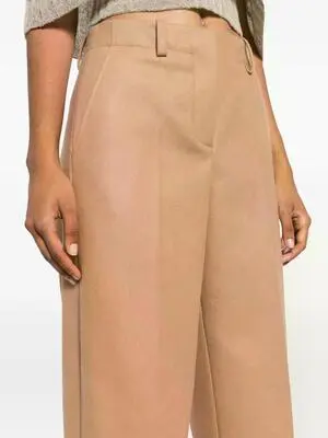 Erika Cavallini Pressed-crease Gabardine Trousers