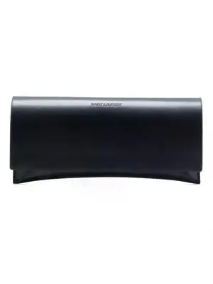 Saint Laurent Logo-plaque Cat-eye Frame Sunglasses