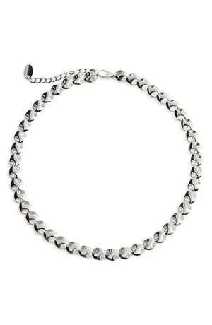 Mango Link Chain Necklace - Silver