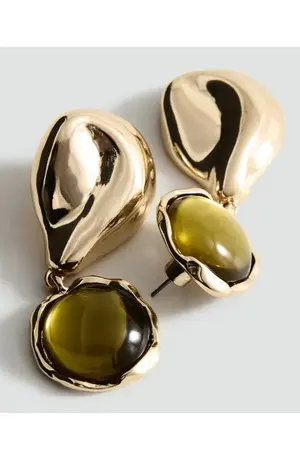 Mango Mixed Resin Drop Earrings