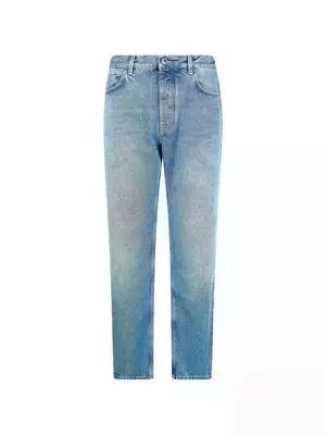 Off-White Half Arrow Motif Straight Leg Jeans