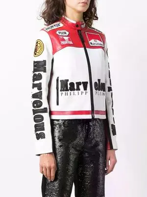 Philipp Plein Logo Colour-block Jacket