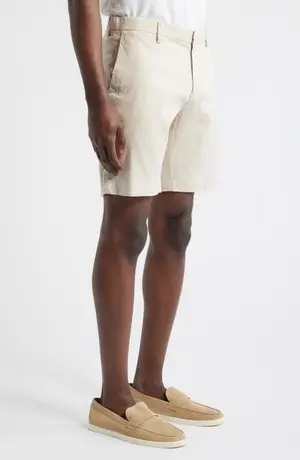 DEKE Oasis 8.5-inch Linen Blend Bermuda Shorts