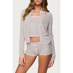 EDIKTED Lillian Striped Cardigan