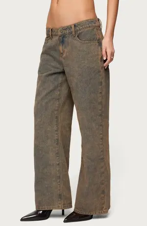 EDIKTED Ace Low Rise Baggy Jeans
