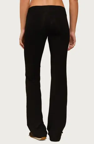 EDIKTED Callan Flare Pants - Black