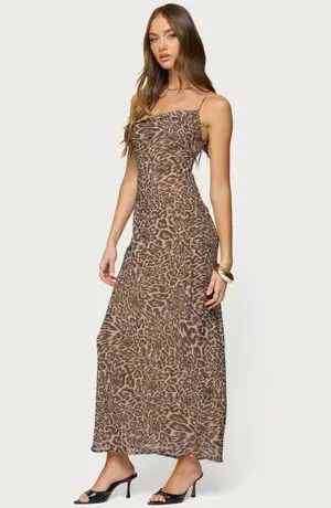 EDIKTED Ayanah Print Maxi Dress