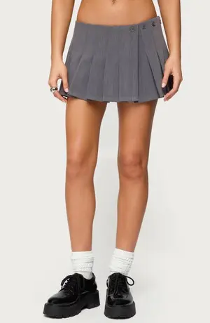 EDIKTED Pleated Mini Skirt