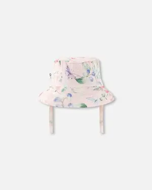 DEUX PAR DEUX Printed Cotton Muslin Hat