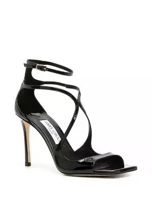 JIMMY CHOO Azia 95mm Leather Sandals