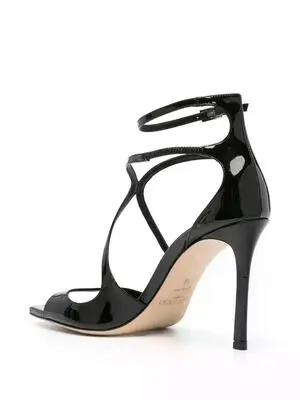 JIMMY CHOO Azia 95mm Leather Sandals
