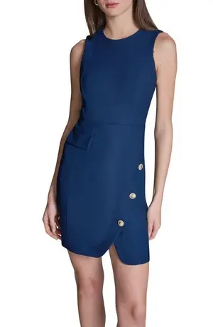 Bcbgmaxazria Stretch Twill Sheath Minidress
