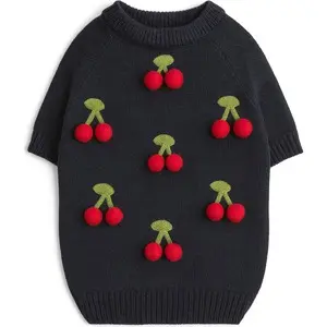 FOUND MY ANIMAL Cherries 3d Icon Dog Sweater