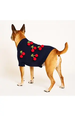 FOUND MY ANIMAL Cherries 3d Icon Dog Sweater