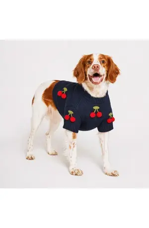 FOUND MY ANIMAL Cherries 3d Icon Dog Sweater