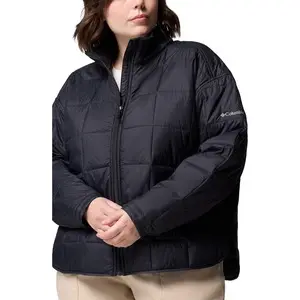 Columbia Sienna Hill Water Repellent Quilted Nylon Jacket - Black