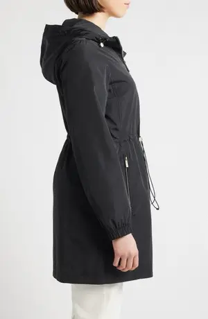 Michael Kors Hooded Anorak Jacket - Black