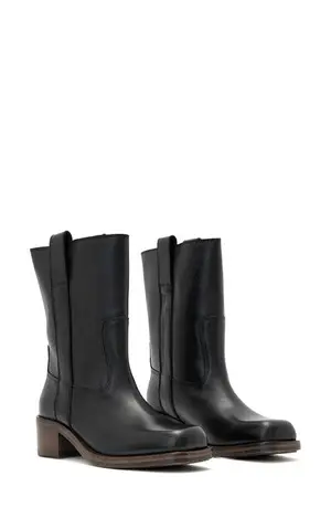 ALLSAINTS Terri Block Heel Boot - Black