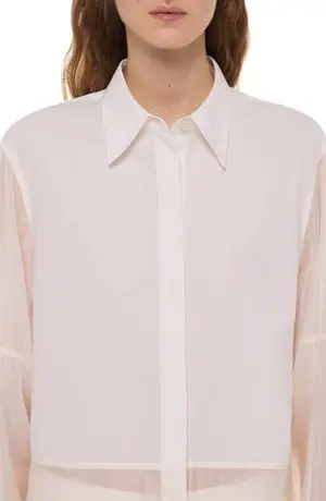 Helmut Lang Woven Button-up Shirt