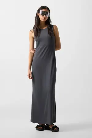 Bogner Eleen Ribbed Knit Dress - Anthracite