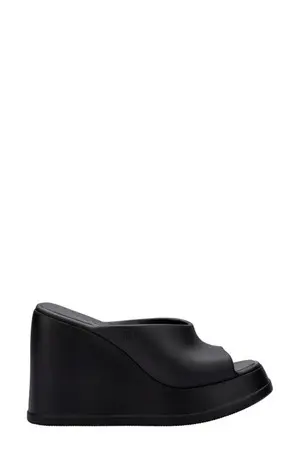 Melissa Platform Wedge Sandal - Black