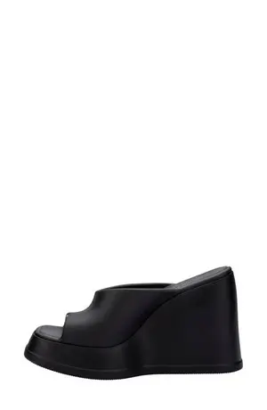 Melissa Platform Wedge Sandal - Black