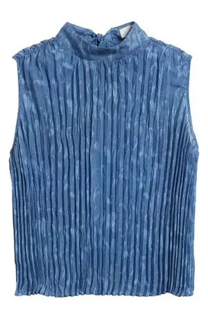 CLOTH & STONE Pleated Sleeveless Top