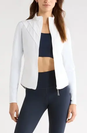 Zella Tiebreaker Hybrid Jacket - White
