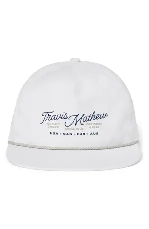 Travis Mathew Gate Crasher Snapback Baseball Cap