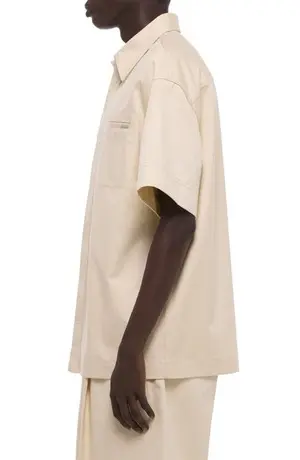 Helmut Lang Oversize Short Sleeve Button-up Shirt