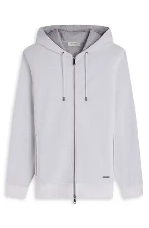 Bugatchi Piqué Zip Hoodie