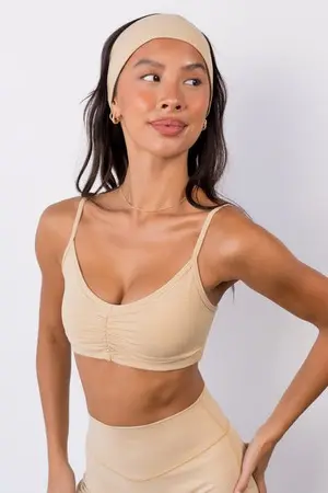 VITALITY Daydream Gather Bralette - Caramel Macchiato