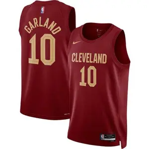 Nike Darius Garland Wine Cleveland Cavaliers Swingman Jerseyicon Edition - Burgundy