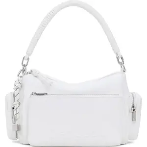 Desigual Faux Leather Shoulder Bag - White