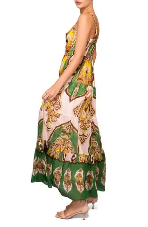 MELLODAY Tiered Maxi Dress