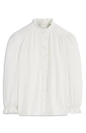 BODEN Maddie Lace Detail Shirt