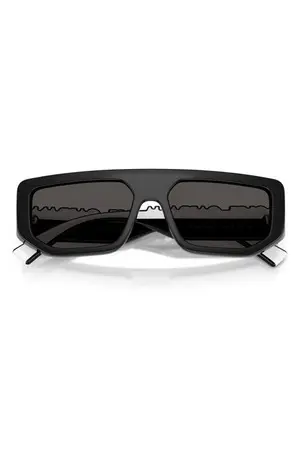 Dolce & Gabbana 56mm Rectangular Sunglasses