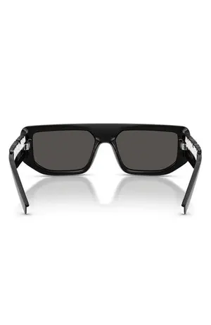 Dolce & Gabbana 56mm Rectangular Sunglasses