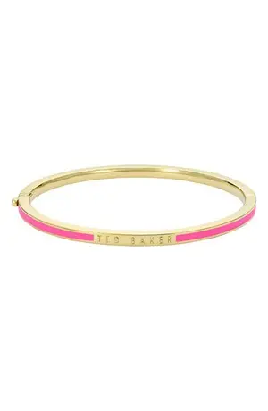 Ted Baker London Classic Color Hinge Bracelet - Metallic Gold