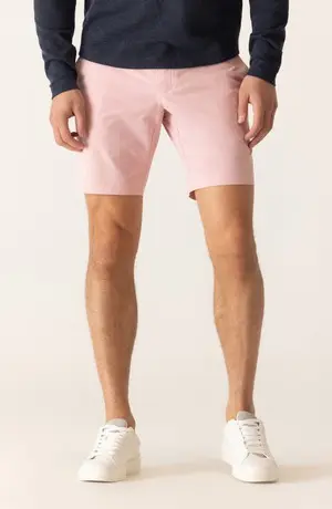 DEKE Galaxy 8.5-inch Bermuda Stretch Twill Shorts - Blush