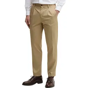 Barbour Bellamy Pleated Stretch Cotton Pants - Sand