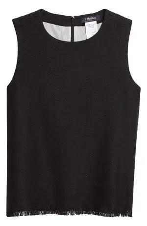 Max Mara Anika Sleeveless Top - Black