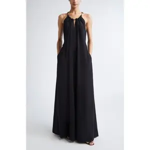 Max Mara Alamaro Wide Leg Jumpsuit - Black
