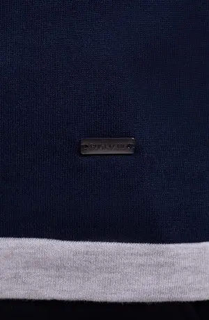 Bugatchi Short Sleeve Cotton & Modal Polo Sweater