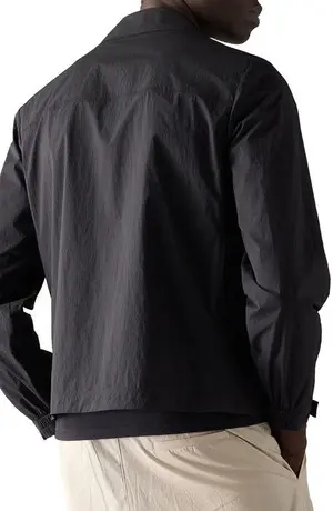 Moose Knuckles Topflight Water Repellent Shirt Jacket - Black