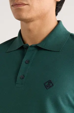 Herno Logo Embroidered Cotton Piqué Polo
