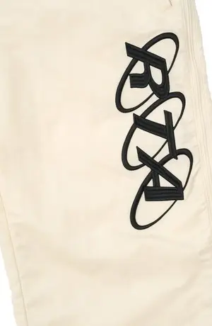 RtA Nixon Logo Track Pants - Raw Sand