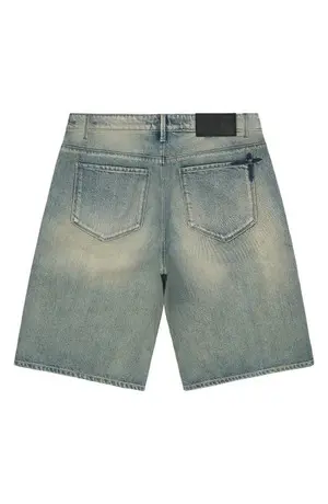 RtA Gustavo Oversize Denim Bermuda Shorts