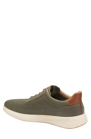 Johnston & Murphy Ackerson Knit Plain Toe Sneaker - Olive Knit