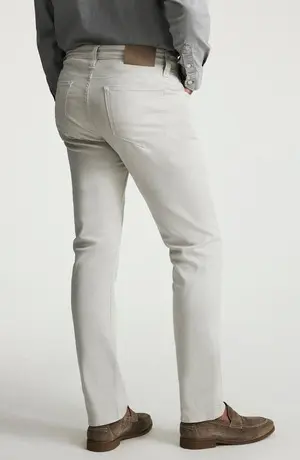34 Heritage Straight Leg Stretch Twill Trousers - Glacier Twill